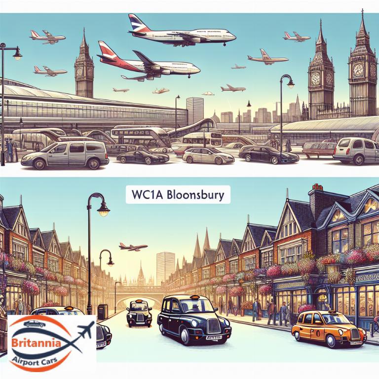 Taxi Heathrow Airport Terminal 2 to WC1A Bloomsbury