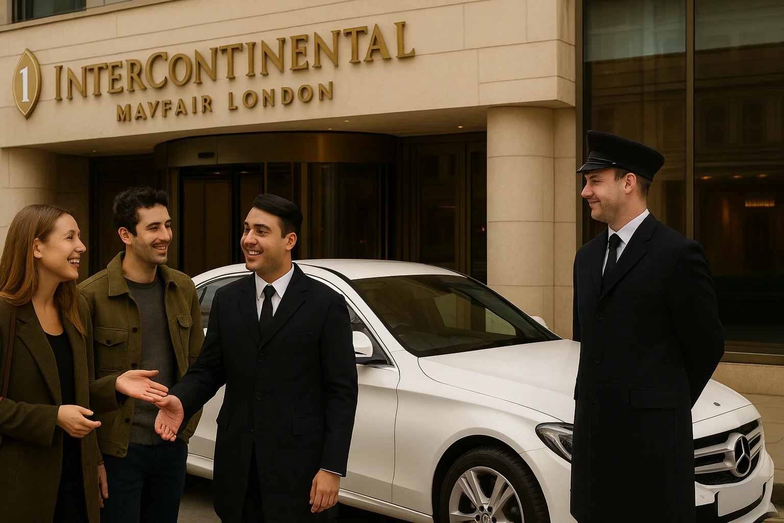 Taxi from InterContinental Mayfair Hotel to Stansted Airport