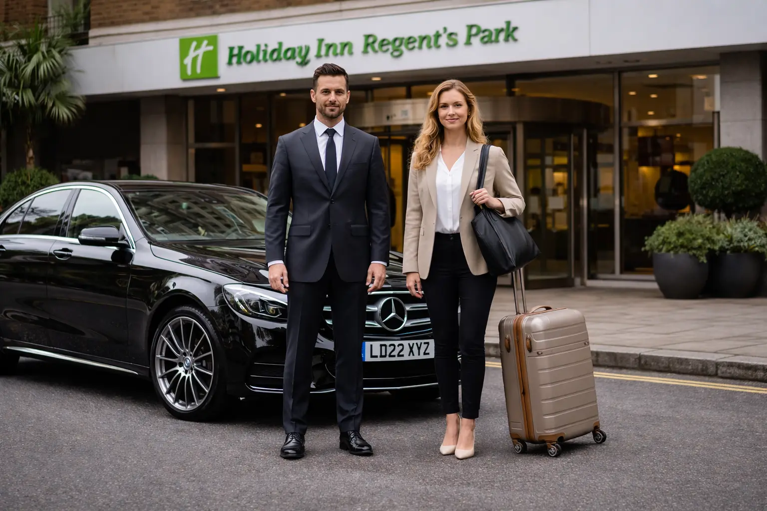 Holiday Inn Regents Park to Heathrow Taxi Transfer